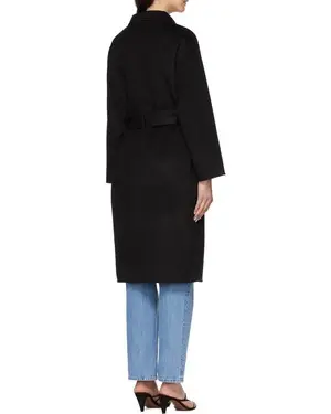 ANINE BING V-neck Double-breasted Coat - Black