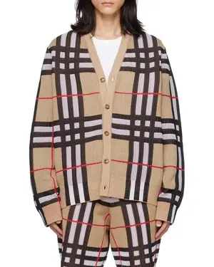 Burberry Vintage Check Knitted Cardigan