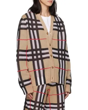 Burberry Vintage Check Knitted Cardigan