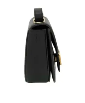 FERRAGAMO Double Gancini Mini Crossbody Bag - Black