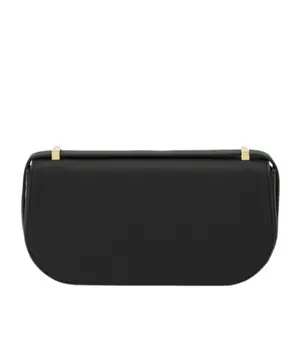FERRAGAMO Double Gancini Mini Crossbody Bag - Black