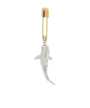 AMBUSH Gold Needle Shark Pendant Single Earring