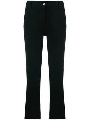 Alberto Biani Cropped Trousers - Black