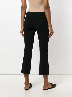 Alberto Biani Cropped Trousers - Black