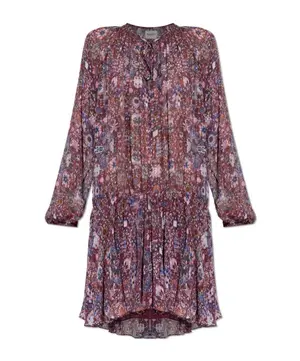 Isabel Marant Étoile Bess Printed Long Sleeve Dress