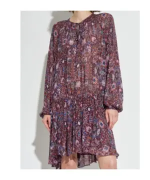 Isabel Marant Étoile Bess Printed Long Sleeve Dress