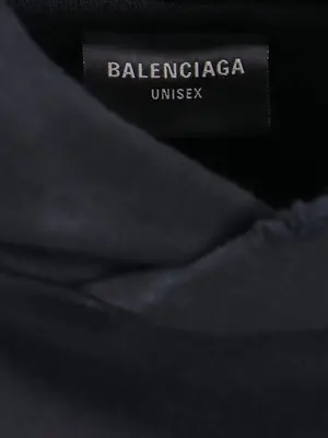 Balenciaga Logo Printed Oversized Hoodie
