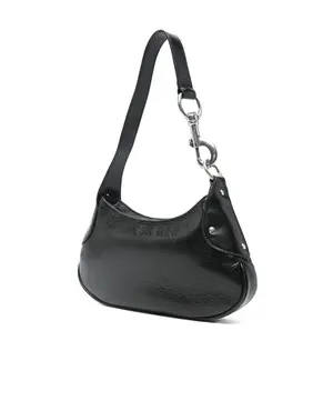 Mulberry Rivet Detailed Zipped Shoulder Bag
