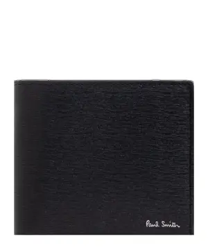Paul Smith Logo Bifold Wallet - Black