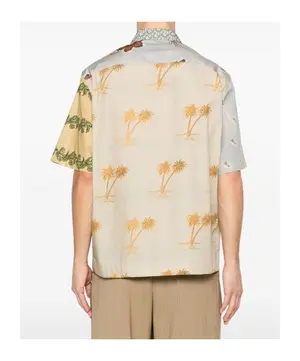Paul Smith Patchwork Printed Shirt - Gray