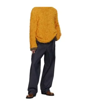 Sacai Straight Leg Belted Jeans