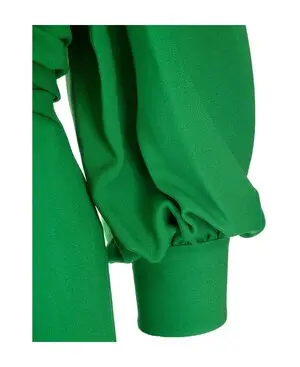 Celine V-neck Long-sleeved Dress - Green