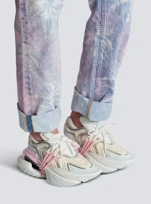 Balmain Unicorn Wave Sneakers - Nude