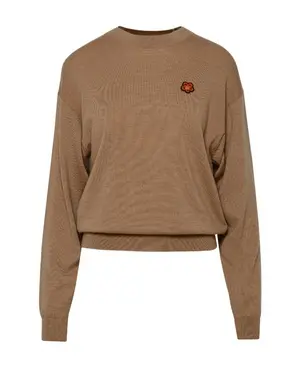 Kenzo Boke Flower Crewneck Jumper - Brown