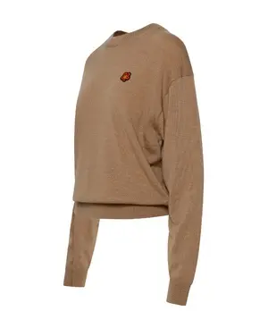 Kenzo Boke Flower Crewneck Jumper - Brown