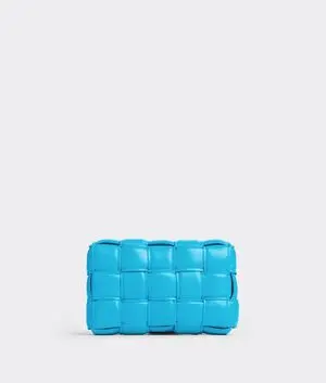 Bottega Veneta Padded Cassette Small Crossbody Bag - Blue