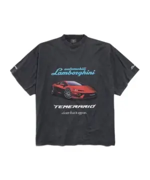 Balenciaga X Automobili Lamborghini Oversized T-shirt - Black
