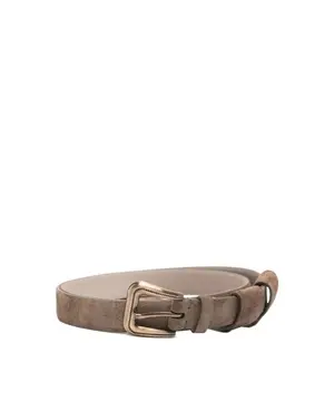 Brunello Cucinelli Suede Belt - Brown