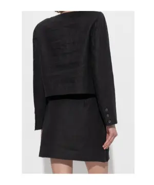 Posse Emma Button-front Linen Jacket
