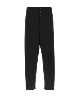Saint Laurent Button Detailed Straight Leg Pants
