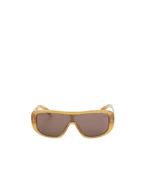 Jacquemus Shield Frame Sunglasses - Brown
