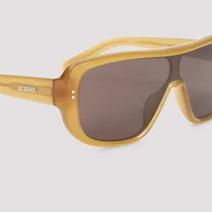 Jacquemus Shield Frame Sunglasses - Brown