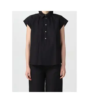 Woolrich Cap-sleeved Shirt With Lapel Collar