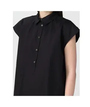 Woolrich Cap-sleeved Shirt With Lapel Collar