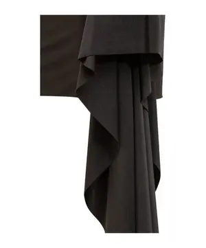 Giuseppe Di Morabito Cut Out Draped Sleeves Mini Dress