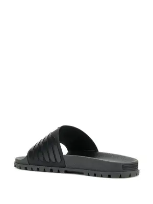 Emporio Armani Ribbed Logo Slides