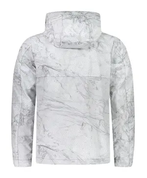 PARAJUMPERS Hooded Zip-up Jacket With Logo And Printed Pattern