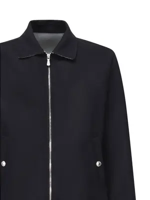 Eleventy Zip-front Drawstring Coat