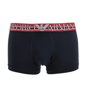 Emporio Armani Navy Blue Logo Underwear - Black