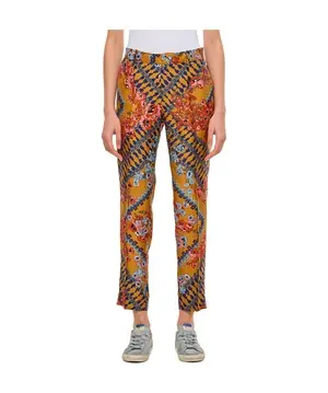 Alberto Biani Printed Graphic Trousers