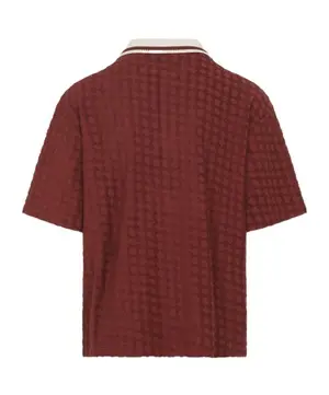 Amiri Logo Embroidered Button-up Shirt - Red