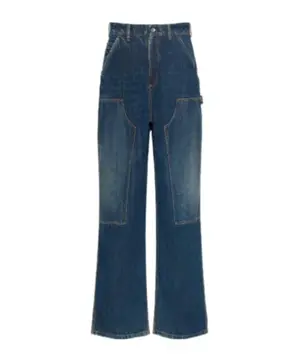 MAISON MARGIELA Wide-leg Jeans With Patchwork Detail