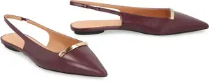 TOD'S Pointed Toe Slingback Ballet Flats