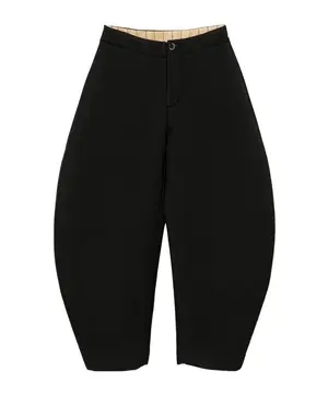 UMA WANG Button Detailed Casual Trousers - Black