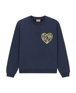 Kenzo Heart Logo Crewneck Sweatshirt