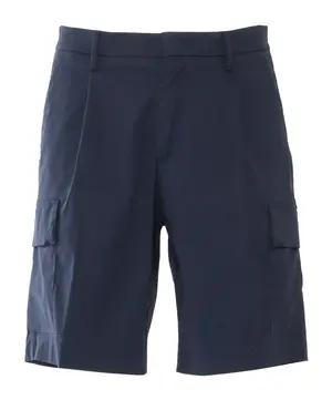 K-WAY Knee-length Cargo Shorts - Blue