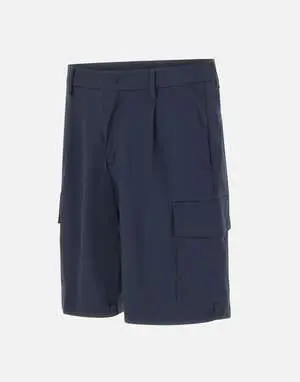 K-WAY Knee-length Cargo Shorts - Blue