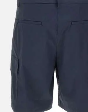 K-WAY Knee-length Cargo Shorts - Blue