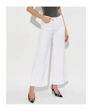 DIESEL® D-akemi Pleated Flared Jeans