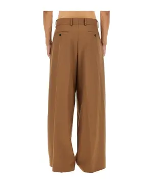 Dries Van Noten Pleated Straight-leg Trousers