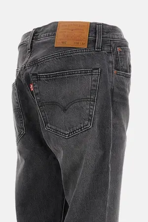 LEVI'S 501 Selvedge Five-pocket Cotton Jeans - Black