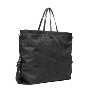 Versace Logo-patch Tote Bag