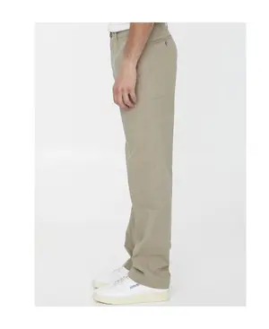 AMI Paris Straight-leg Trousers - Nude