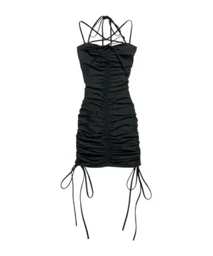 Balenciaga Open-back Stretch Mini Dress