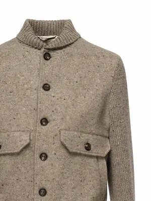 Eleventy Ribbed Cuff Jacket