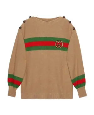Gucci Button Detailed Sweaters For Women